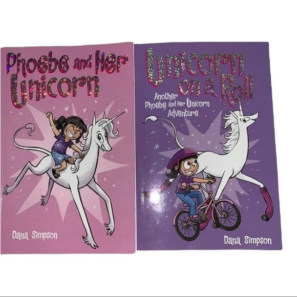 Dana Simpson | Other | Phoebe And Her Unicorn Books 2 Lot Dana Simpson ...